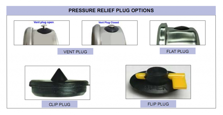 pressure-relief-plug-options | Cleveland Instrument-CIC