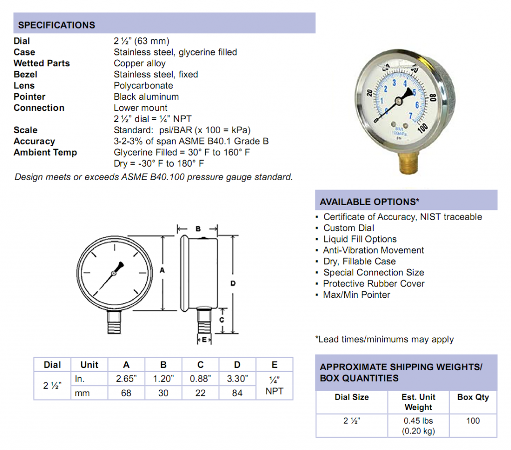 SEC-201L Lower Mount | Cleveland Instrument-CIC
