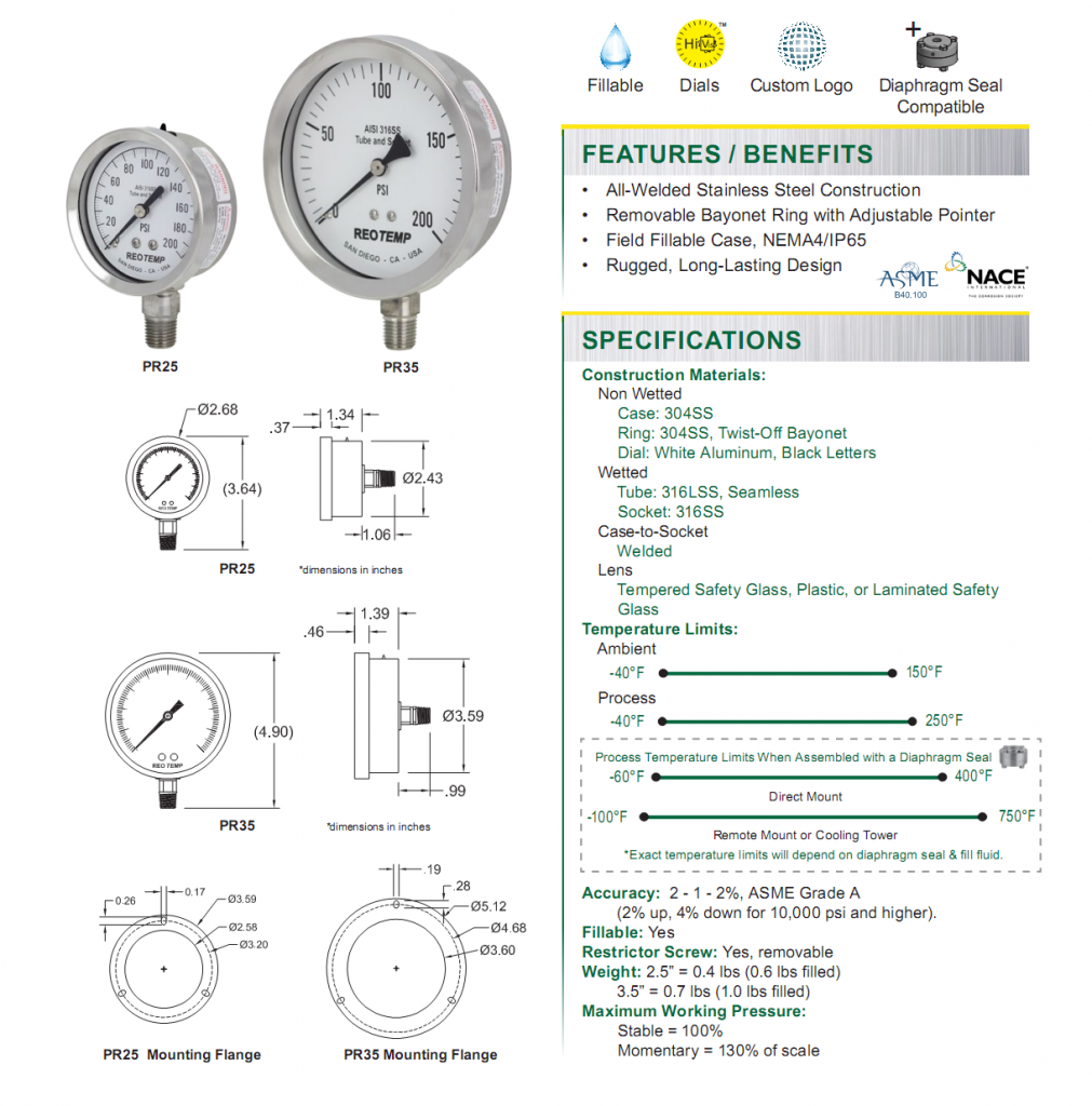 Series PR25/35 | Cleveland Instrument-CIC